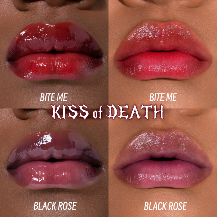 KISS of DEATH Bloody Lip Oils — Knife Lip Oil in Velvet Casket | Makeup ...
