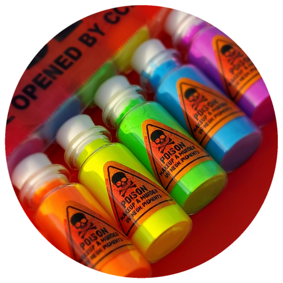 Poison Neon Pigments™ – Makeup A Murder, INC